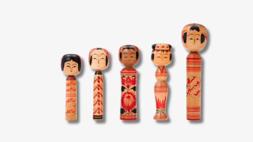 japanese kokeshi dolls