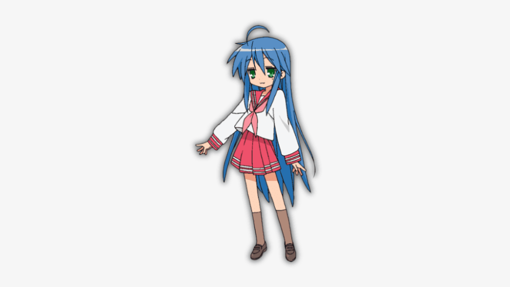 anime characters with blue hair