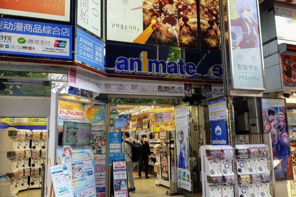 Animate sells many different kinds of anime figures