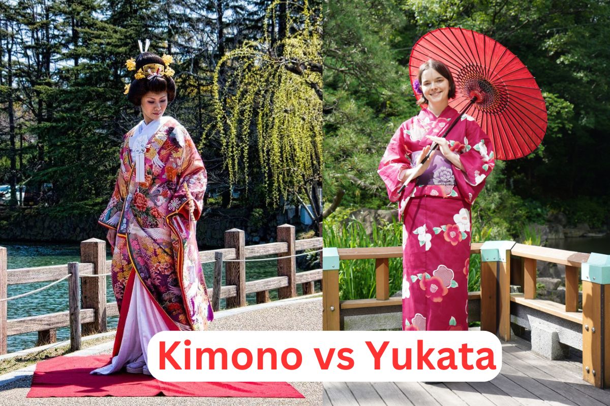 Kimono is worn at weddings while yukata is worn daily
