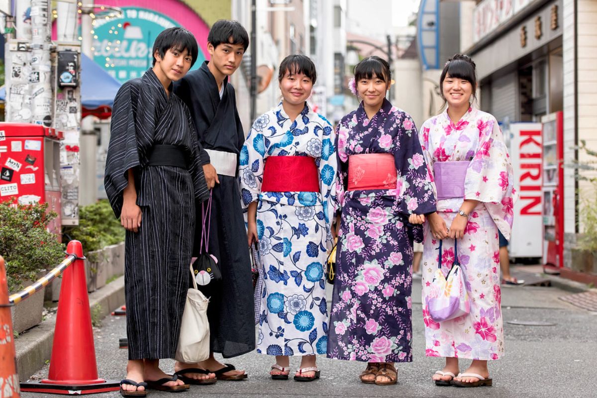 Traditional clothing style of Japan