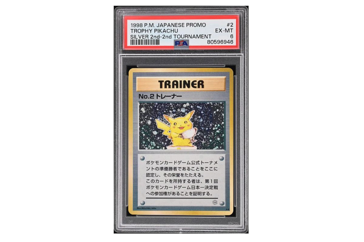 Trophy No.2 Pikachu, Silver 2nd Place (1998)